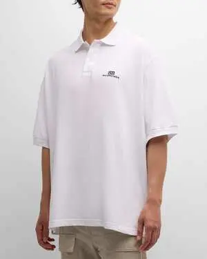 Balenciaga Oversized Polo Shirt In 9000 White - 41% Off | Editorialist
